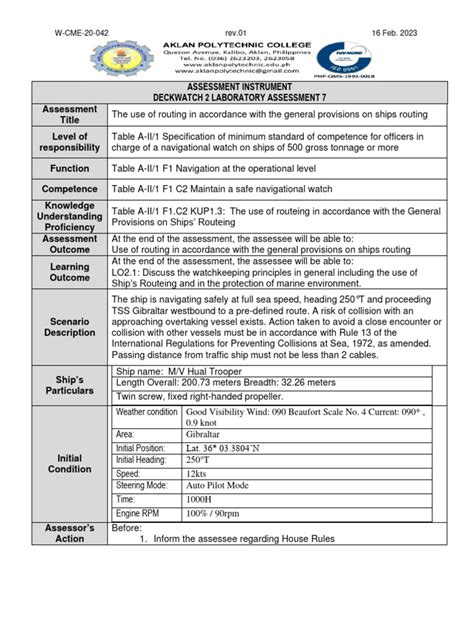 7 Dwatch 2 The Use Of Routing In Accordance With The General Provisions On Ships Routing Pdf