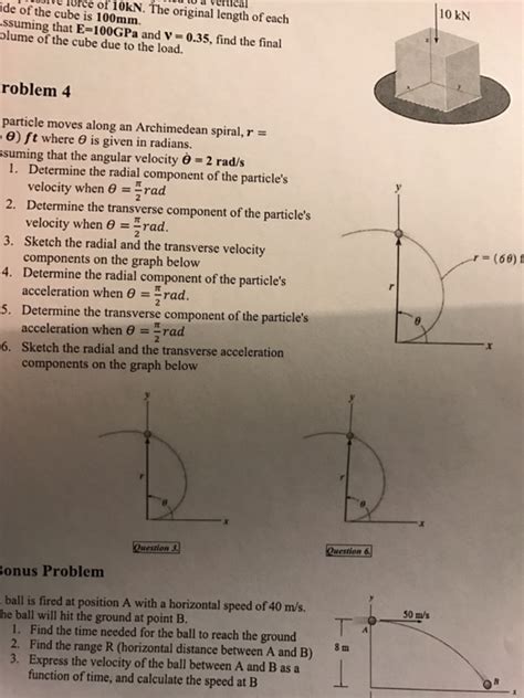 Solved Determine The Radial Component Of The Particles