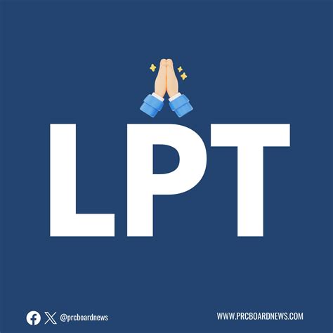 Prc Board News Lpt Cutie This Week 🙏 Facebook