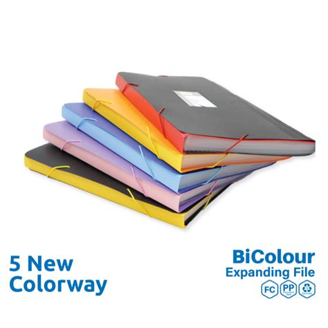 Jual Bantex Bi Colour Expanding File Map Dokumen Folio12 Pocket