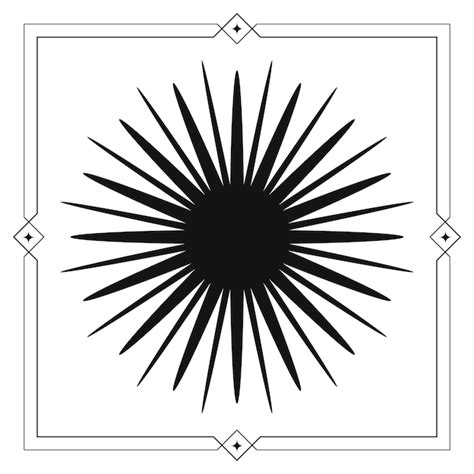태양 아이콘 디자인 흰색 배경에 고립 된 그림 프리미엄 벡터
