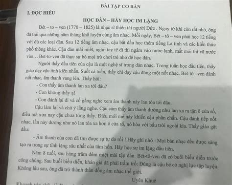 Nội Dung Của Câu Chuyện Học đàn Hãy Học Sự Im Lặng Em Rút Ra được Bài