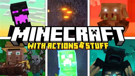 The BEST Minecraft Texture Pack Ever Made Actions Stuff Review