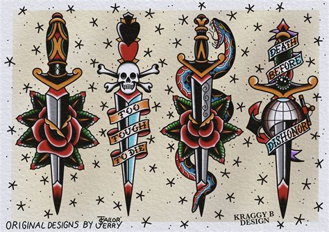 Old Dagger Tattoos Snake×dagger Tattoo For Mercedeshoey Im