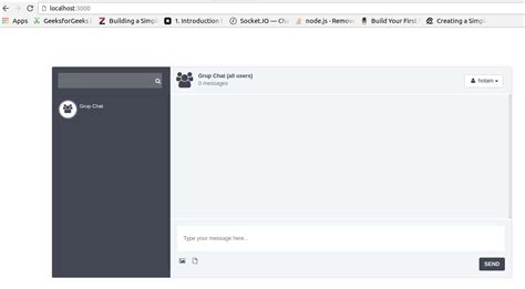 Chat Application Using Socket Io