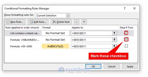 How To Apply Conditional Formatting To Blank Cells In Excel Methods