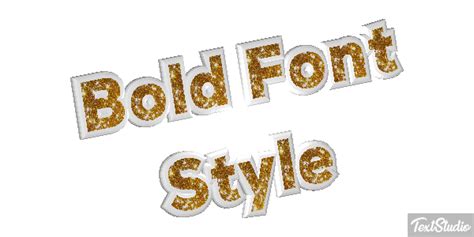 Bold Font Style Font Animated  Logo Designs
