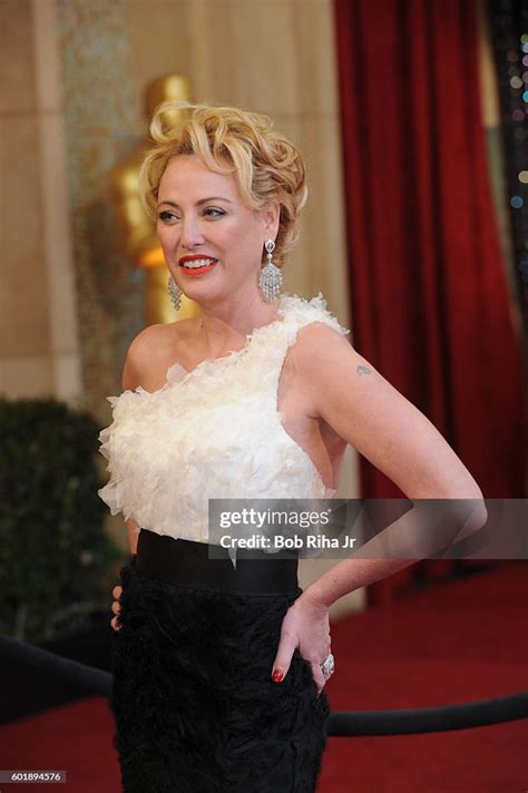 Portrait Of Actress Virginia Madsen As She Poses At The Kodak Theater