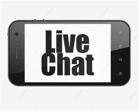 visualizing web development live chat on a smartphone screen