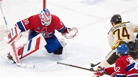 Jake Debrusk Scores Ot Winner Bruins Edge Canadiens 2 1