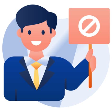 Icono De Prohibir Usuario Generic Rounded Shapes