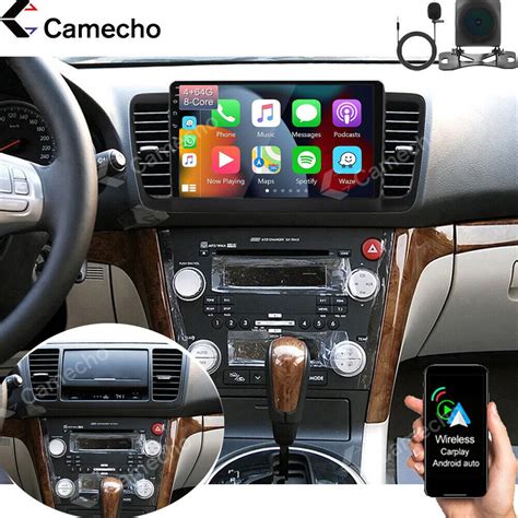 4 64GB Android 13 Carplay For Subaru Outback Legacy 2003 2009 Radio Car