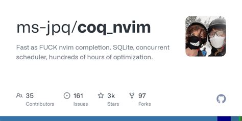 Github Ms Jpq Coq Nvim Fast As Fuck Nvim Completion Sqlite