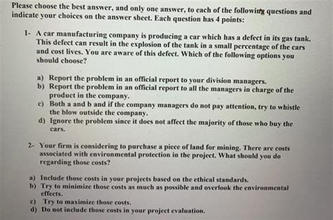 solved please choose the best answer and only one answer
