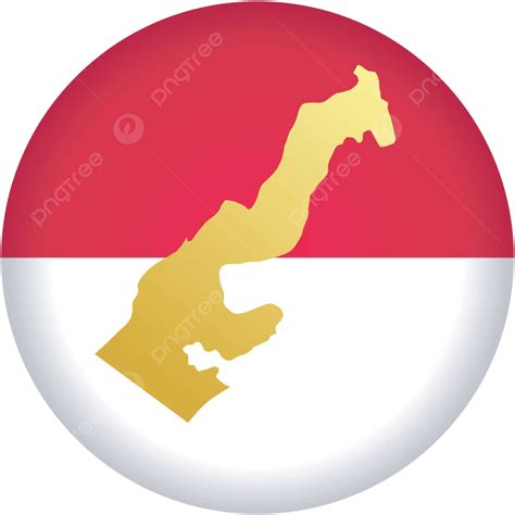 Hình ảnh Nút Cờ Có Màu Sắc Của Huy Hiệu Hình Tròn Biểu Tượng Monaco