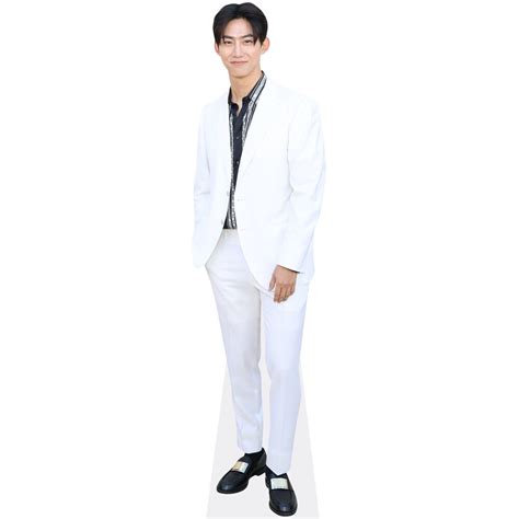 Ok Taec Yeon White Suit Pappaufsteller Celebrity Cutouts
