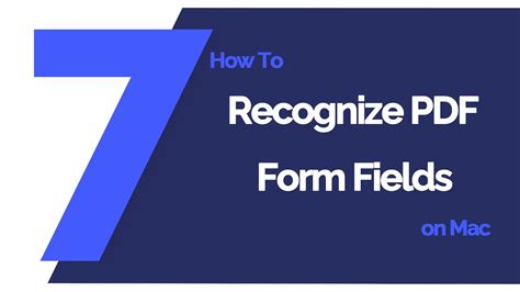 How To Recognize PDF Form Fields On Mac PDFelement 7 YouTube