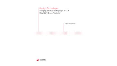 X1149 Boundary Scan Analyzer Keysight
