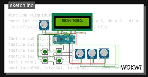 Lcd Menu Wokwi Esp Stm Arduino Simulator