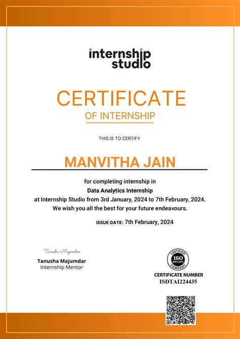 Manvitha Jain On Linkedin Dataanalytics Internshipexperience Learningjourney Datainsights
