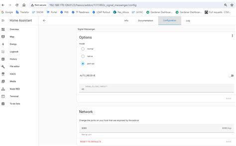 Unable To Receive Messages Using Signal Messenger Addon Node Red