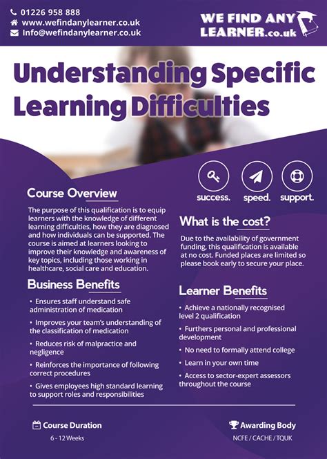 Understanding Specific Learning Difficulties Level 2 We Find Any Learner