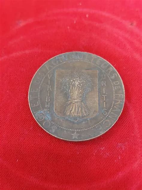 MEDAILLE PILLET SOCIÉTÉ Des Agriculteurs De France Viribus Unitis EUR 5