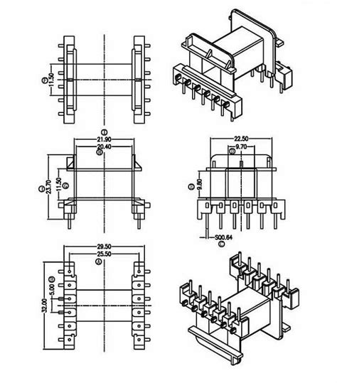 China Customized Ee Series Transformer Bobbin Manufacturers Suppliers