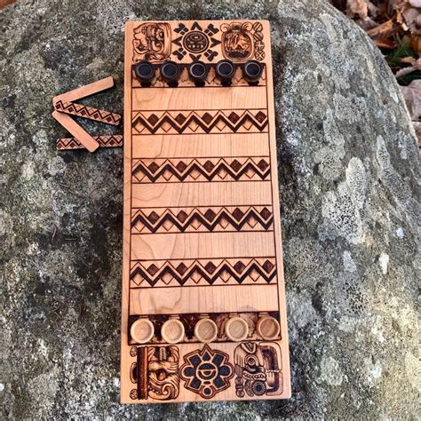 Puluc Board Game Strategy Capture Game W Pre Columbian Mesoamerican