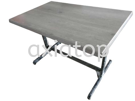 70x110cm 80x120cm Grey Oak With H Leg Rectangle Table Cafe Table