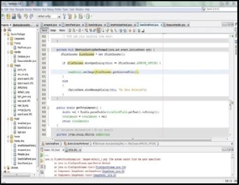 D Snapshot Of The Coding Sample Used In NetBeans IDE Download Scientific Diagram