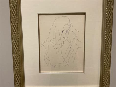 Lot Henri Matisse Lithograph Themes Et Variations Plate N 5”