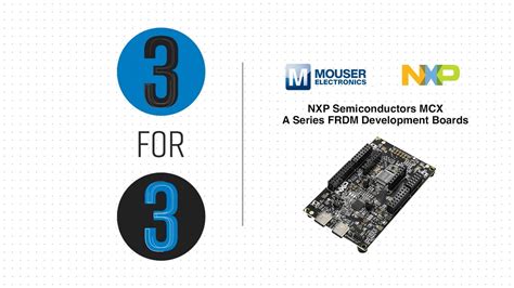 Nxp Semiconductors Mcx A Series Frdm Development Boards Youtube
