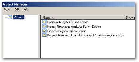 Oracle BI EE Repository Command Line Switches Importing New Projects Into RPD