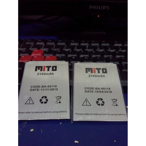Jual Baterai Mito A73 Original Mito Ba 00118 Shopee Indonesia