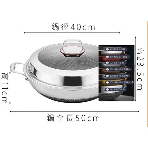 生活用品 40公分雙耳聚能炒鍋 無鉚釘蜂窩平底炒鍋 雙面聚能 電磁爐瓦斯爐黑晶爐電陶爐通用 可刷卡 紙箱包裝 蝦皮購物