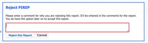 Put Reason In For Rejecting PIREP Issue 713 Nabeelio Phpvms GitHub