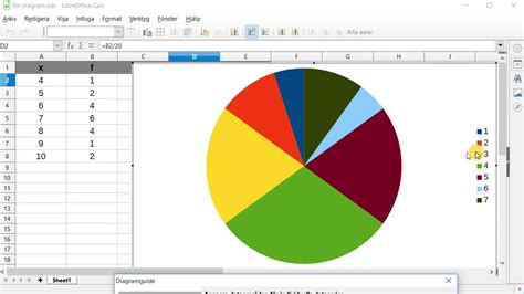 Hur Man Gör Ett Diagram Med Libreoffice Calc Youtube