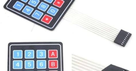 buy keypad 4×4 matrix 16 key membrane switch button for arduino