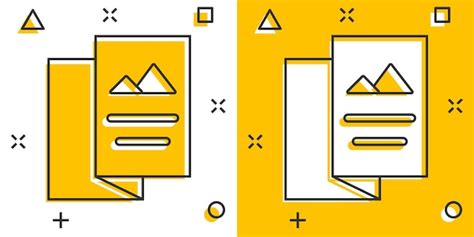 Premium Vector Flyer Leaflet Icon In Comic Style Brochure Sheet