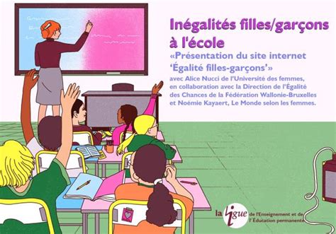 VidÉo Webinaire Les Inégalités Fillesgarçons à Lécole