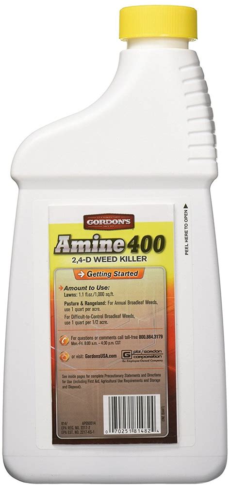 Buy Pbi Gordon Corp Amine 400 Weed Killer 24 D 1 Qt Concentrate