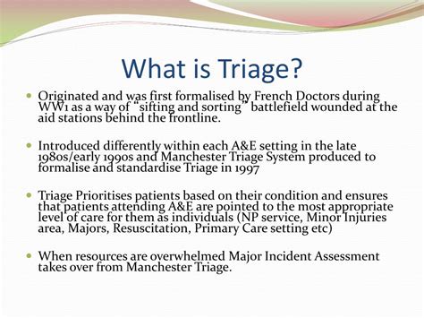 Ppt Emergency Triage Powerpoint Presentation Free Download Id2914404