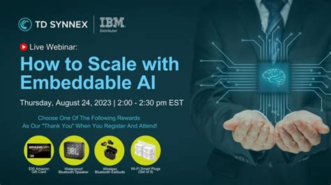Td Synnex Ibm Solutions On Linkedin How To Scale With Embeddable Ai
