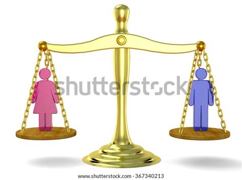 Man Woman Sex Equality Concept Stock Illustration 367340213 Shutterstock