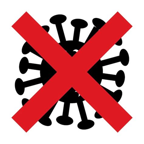 Premium Vector Black And White Virus Vektor