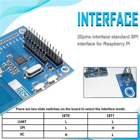 DAOKAI PN532 NFC Precise Reader Module 13 56MHz RFID IC Card Reader