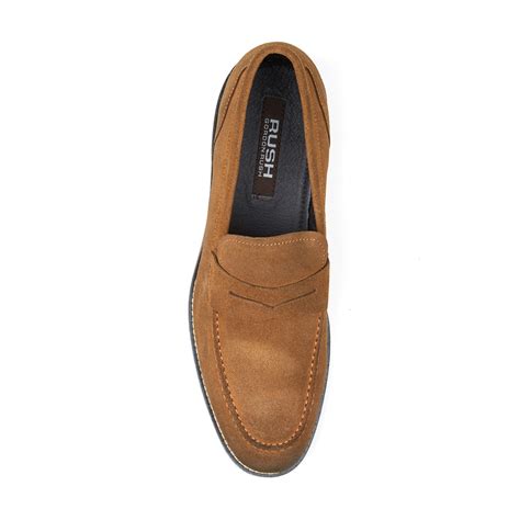 Clark Suede Penny Loafer Tan Us 7 Rush By Gordon Rush Touch