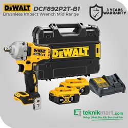 Promo Dewalt Brushless Impact Wrench Kunci Impact Baterai 20V XR