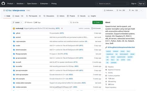 sherpa onnx 下一代Kaldi的语音识别和合成项目 AICMTY